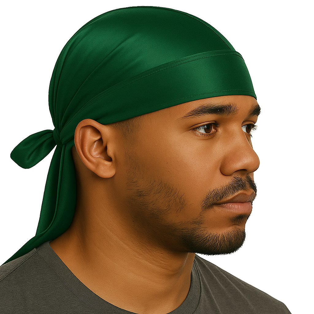 Green Silk Durag | #1 In New Zealand | OZ Durag